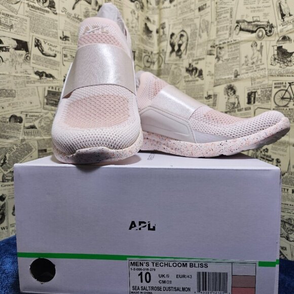 APL | Shoes | New Apl Pink Salmon Techloom Bliss Running Shoes Men Sea ...